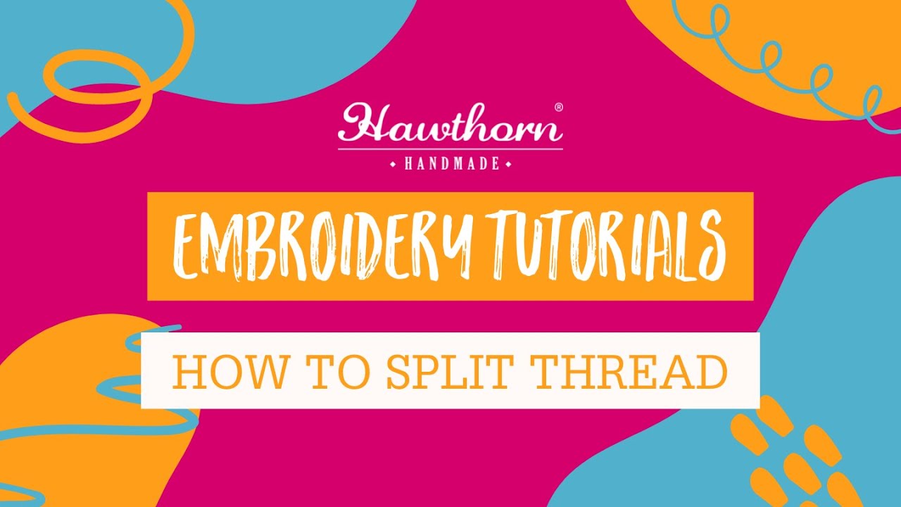2 Easy Ways to Split Embroidery Floss - YouTube