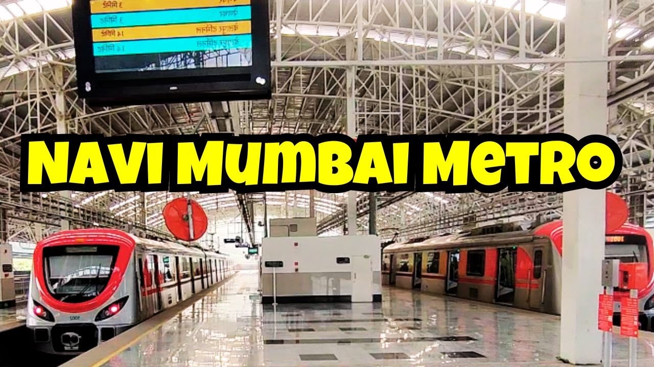 Navi Mumbai Metro | Belapur to Pendhar full Metro Train Ride | New Navi ...