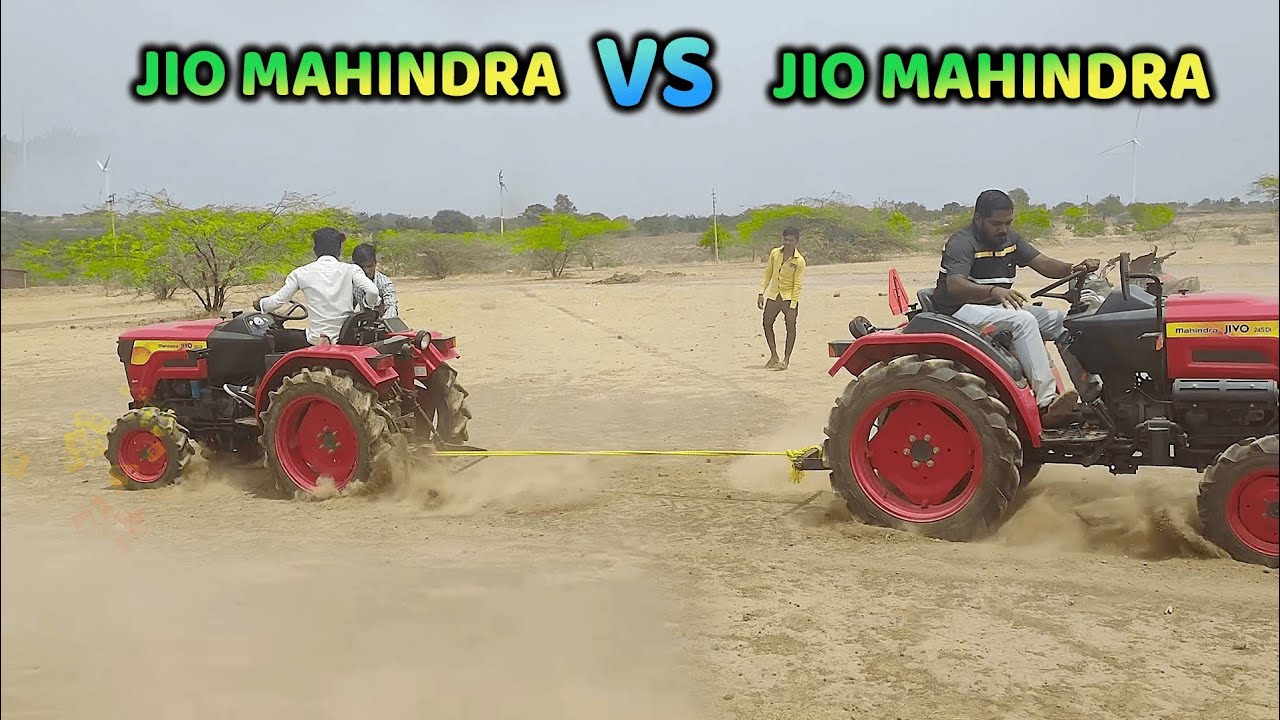 Jio mahindra tractor 🚜 VS Jio mahindra tractor power testing # ...