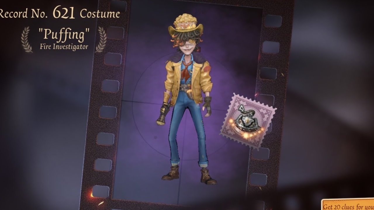 Identity V | From Fox Sheriff To Popcorn! He’s Getting Cuter! Fire ...