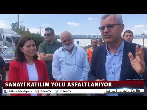 SANAYİ KATILIM YOLU ASFALTLANIYOR