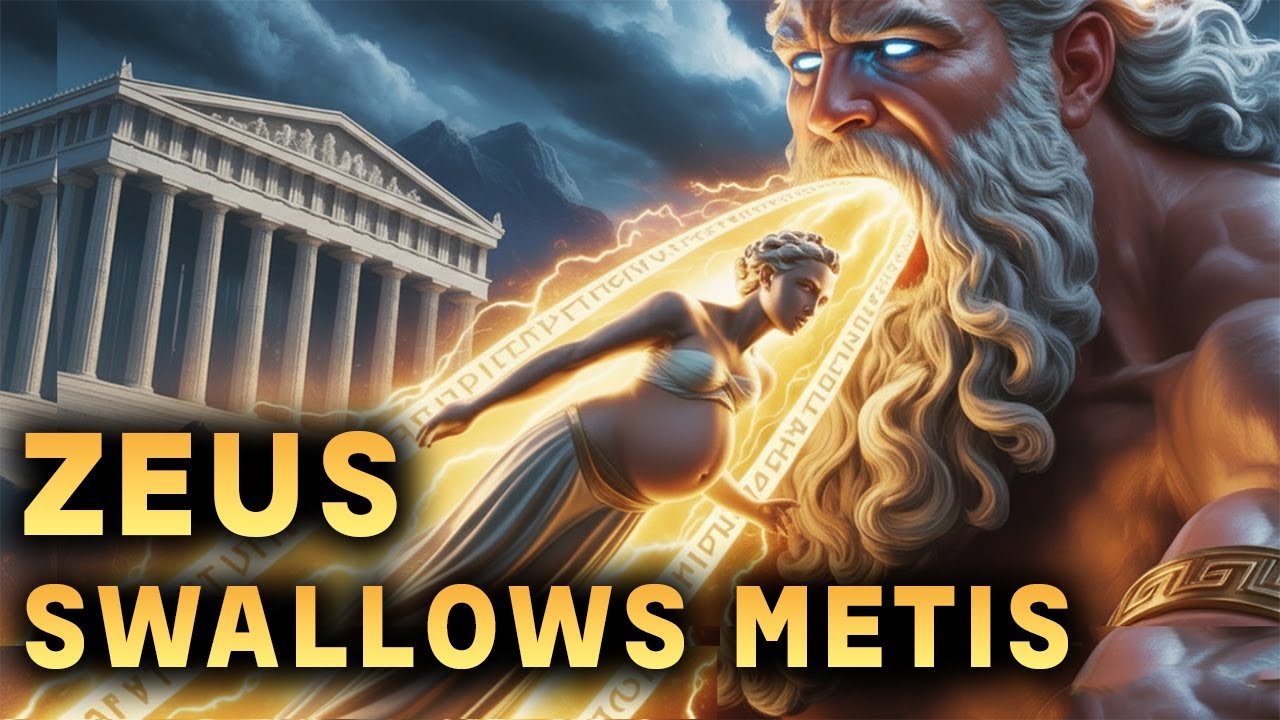 Why Zeus SWALLOWED His Pregnant Wife, Metis. How Athena Was Born ...