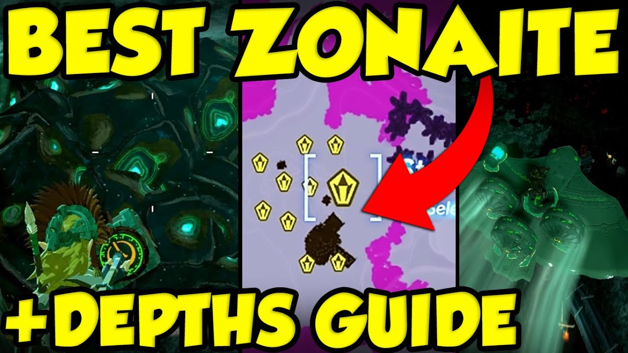 BEST ZONAITE MINING GUIDE For The Legend of Zelda Tears of the Kingdom ...