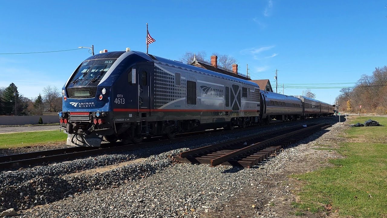 amtrak Wolverine 350 - YouTube