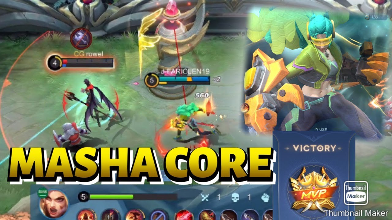 MASHA CORE//MVP//MLBB - YouTube