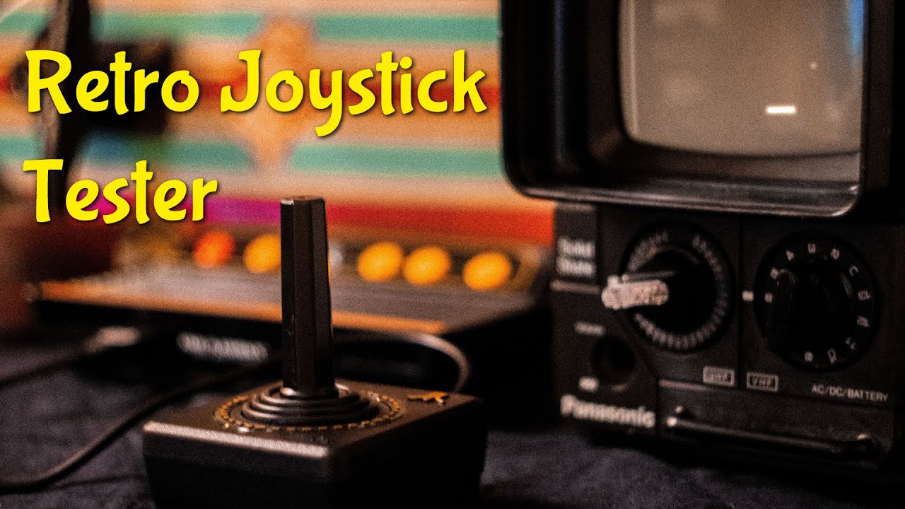 Retro Joystick Tester - Simple Kit Build for Atari, Commodore, Amiga ...