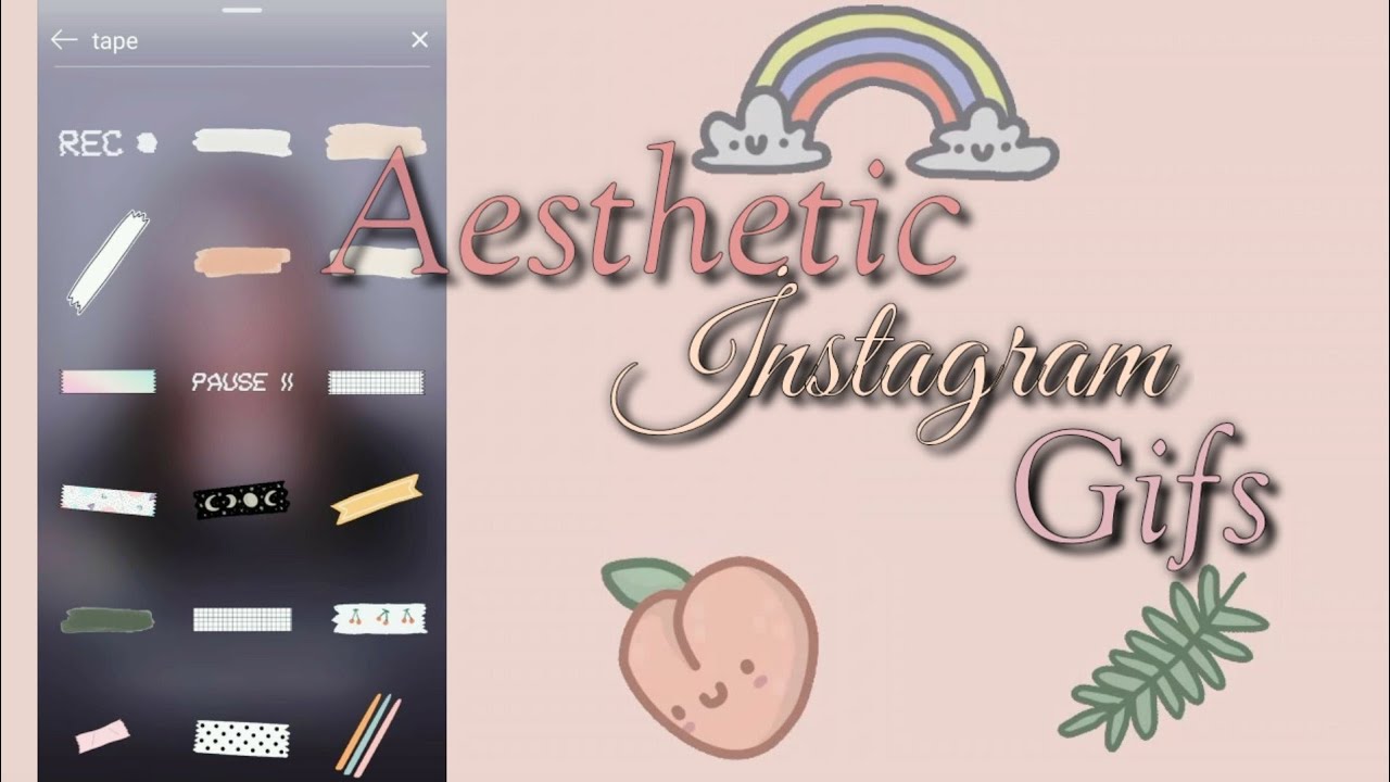 Aesthetic İnstagram Gif'leri 🤍 | Aesthetic İnstagram gifs - YouTube