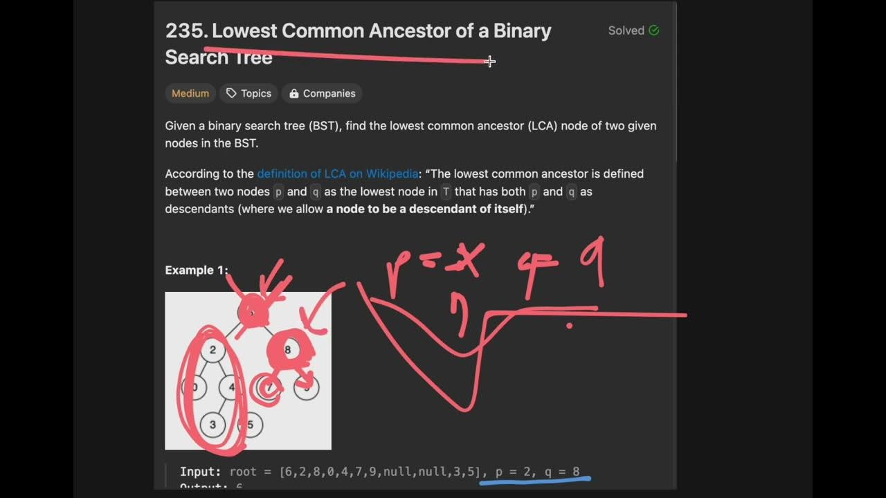취업할 때까지 1일 1코테 (Day 30) - 235 Lowest Common Ancestor of a Binary Search ...