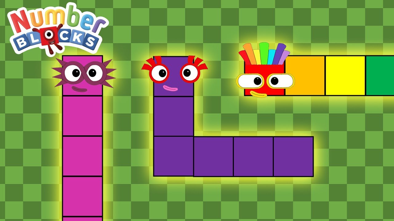 Snake Game Animation - Numberblocks Series 8 | Number blocks S7 | Learn ...