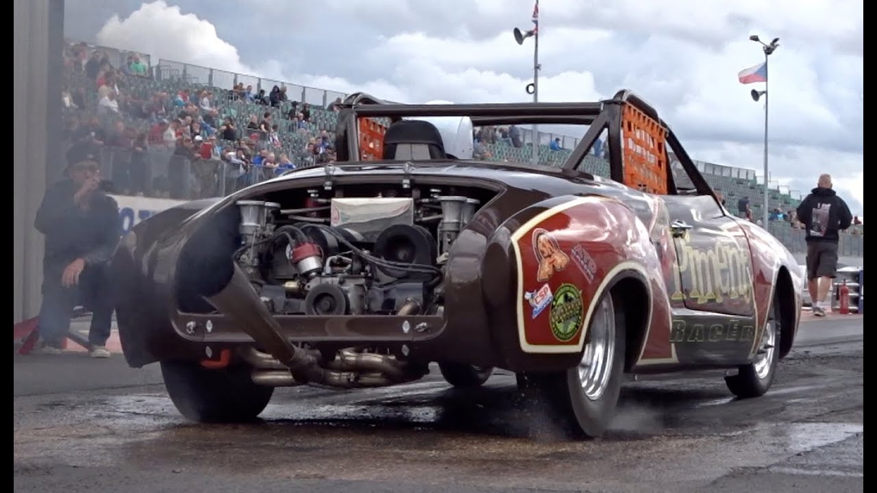 2014 VW Action - Piment Racer Karmann Ghia - 11.28 @ 117 mph - YouTube