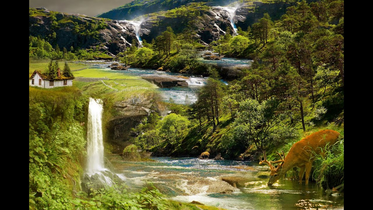 matte painting using photoshop - YouTube