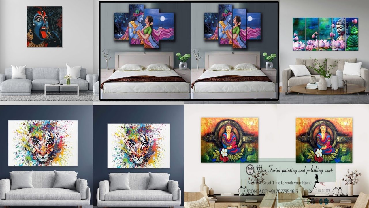 Canvas painting art design Collections ...