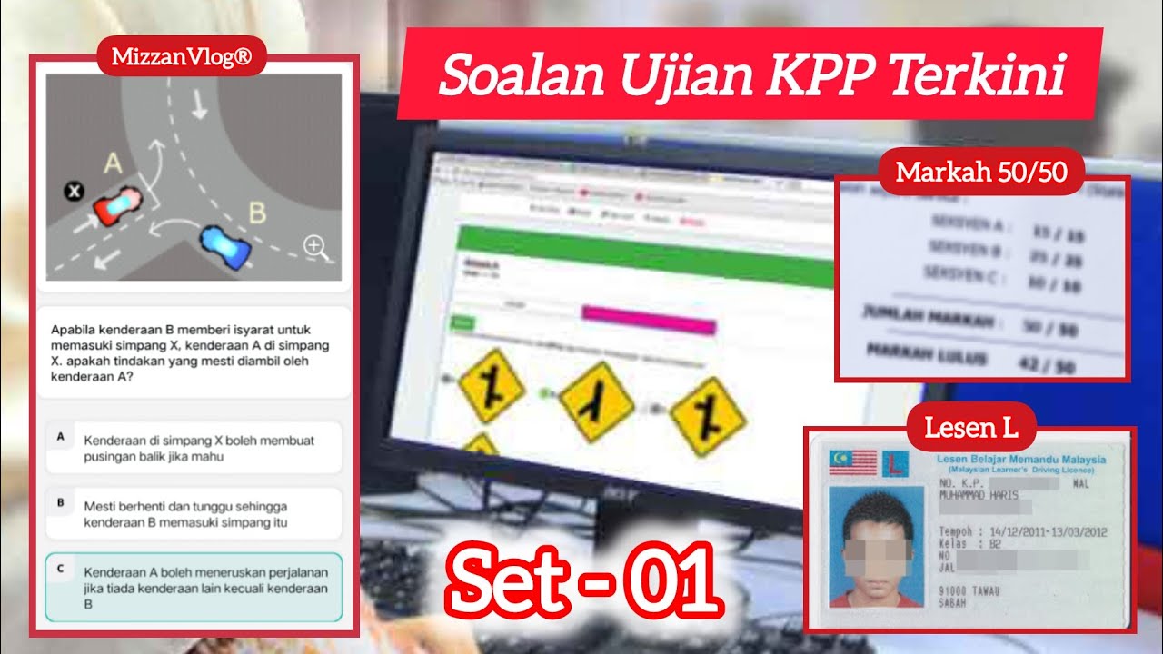 KPP01 | Contoh Soalan Ujian KPP Yang Terkini ( Set 1 ). # ...