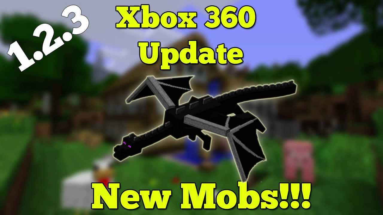 MINECRAFT (XBOX 360) 1.2.3 UPDATE NEW MOBS + INFO - YouTube