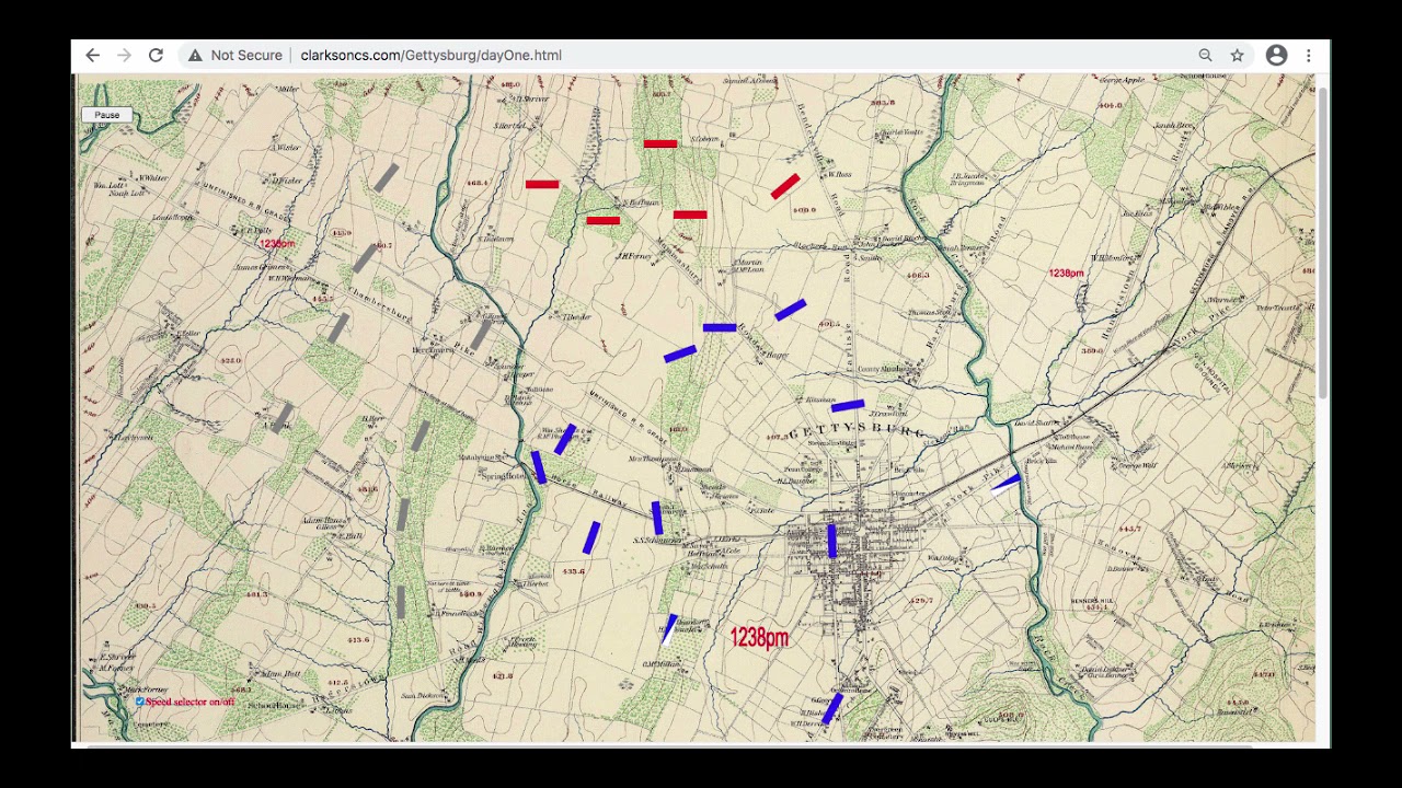 Gettysburg, Day One - The Oak Ridge Fight - YouTube