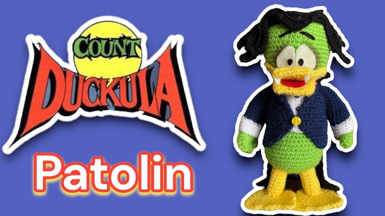 Conde Patula!! Count Drukula!! Patolin #amigurumi paso a paso tutorial ...