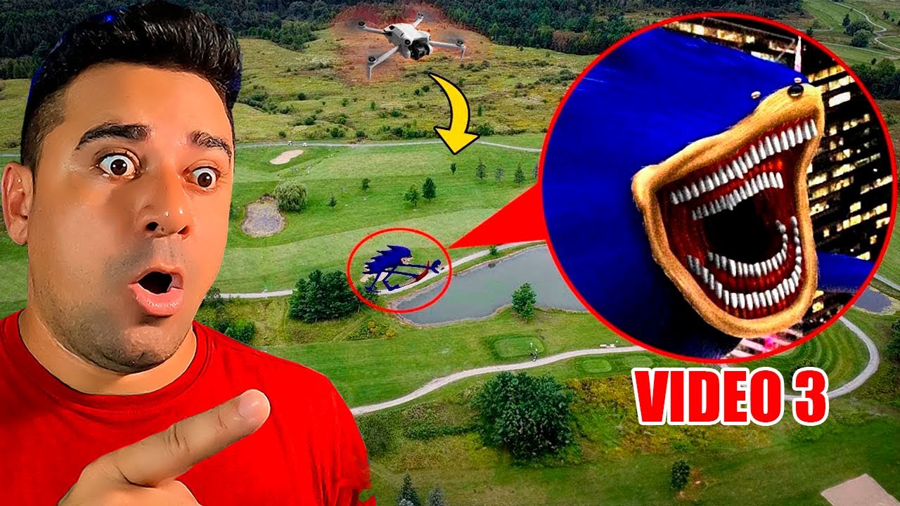 😱5 VIDEOS do SONIC SHIN TAPES NA VIDA REAL CAPTURADO POR DRONES!! SONIC ...
