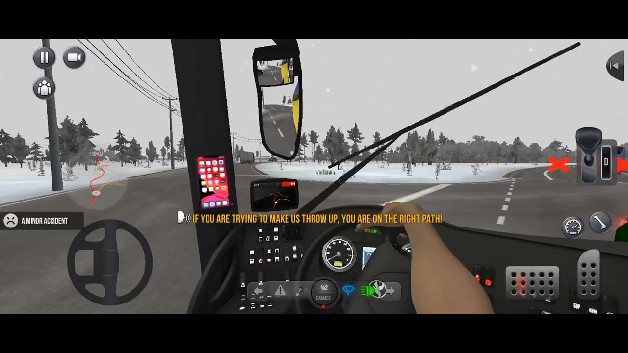 big accident/bus vs train/game play bus simulator ultimate - YouTube