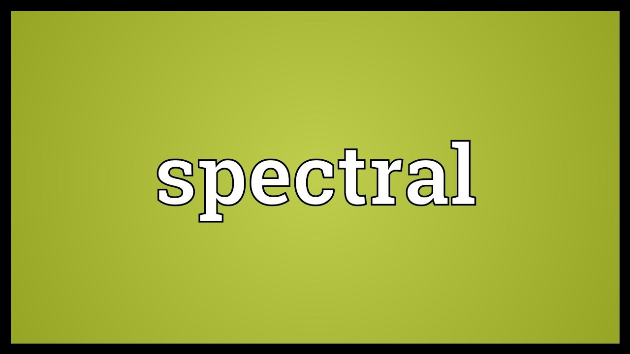 Spectral Meaning - YouTube
