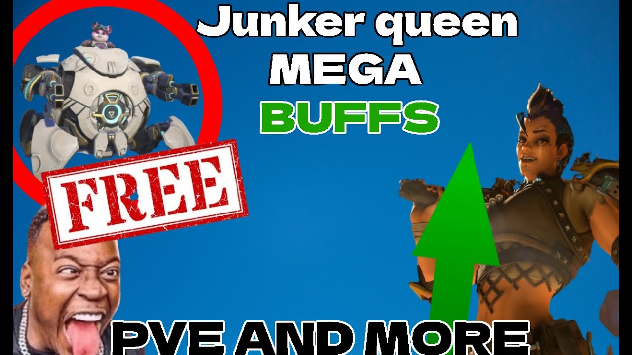 Overwatch Junker queen MEGA BUFF (GAMEPLAY) - YouTube