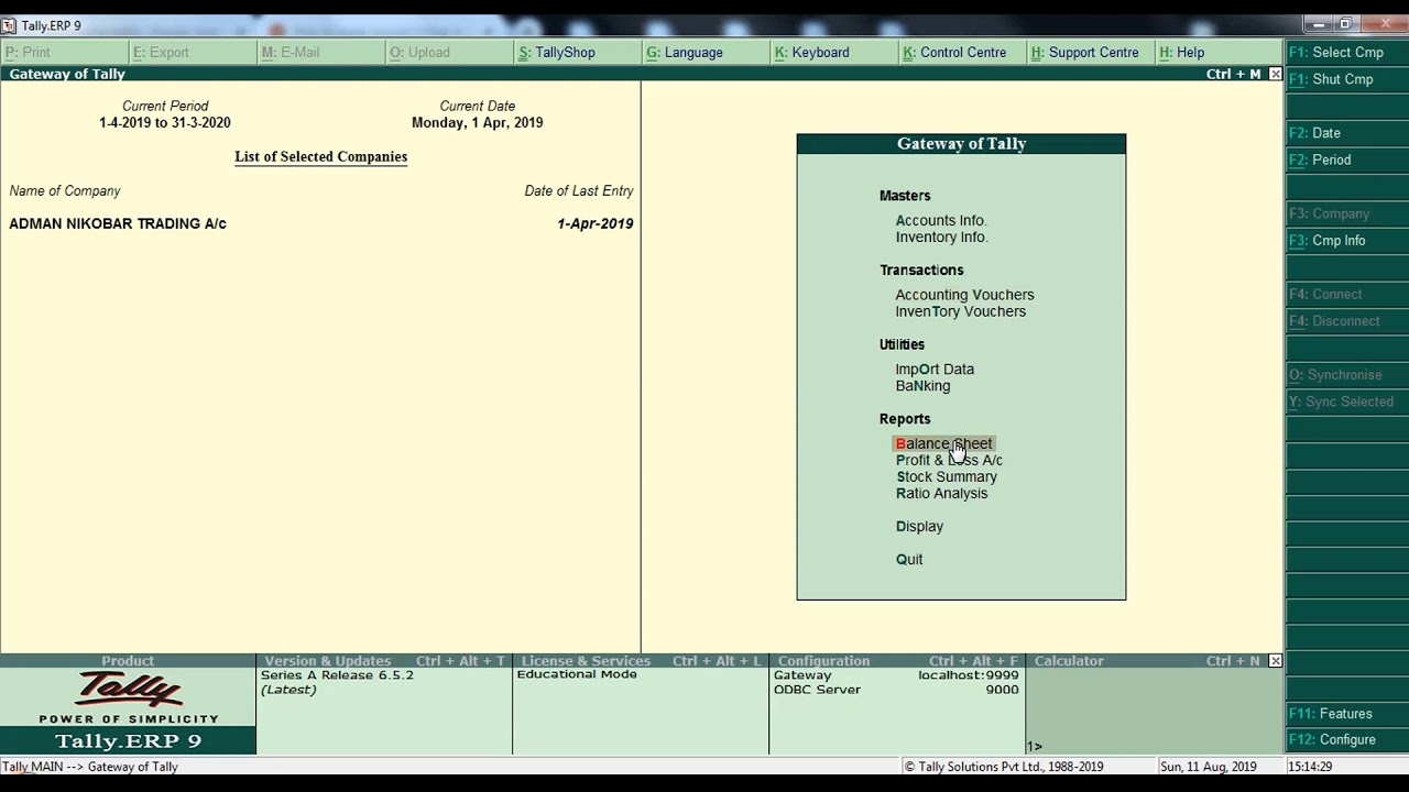 Tally ERP9 How to Create a Capital A/c - YouTube