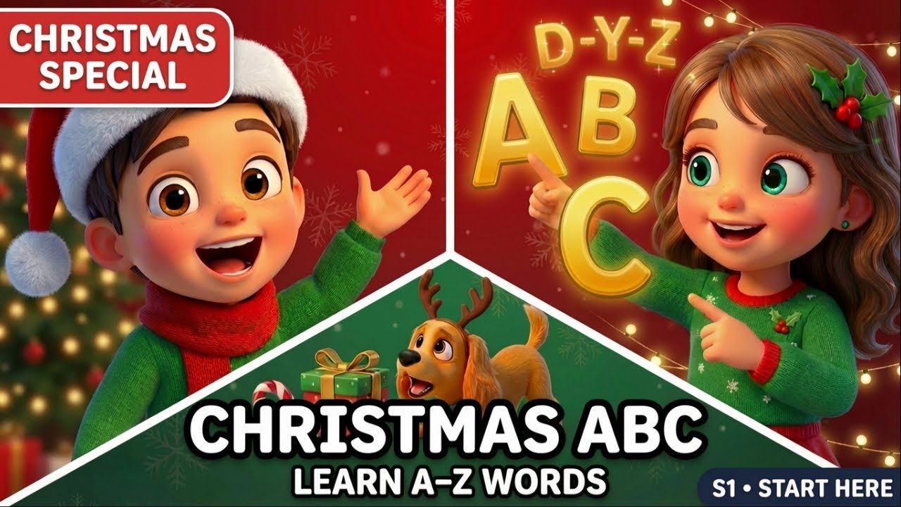 Christmas Alphabet Adventure |Learn English for Kids Level 1 ...
