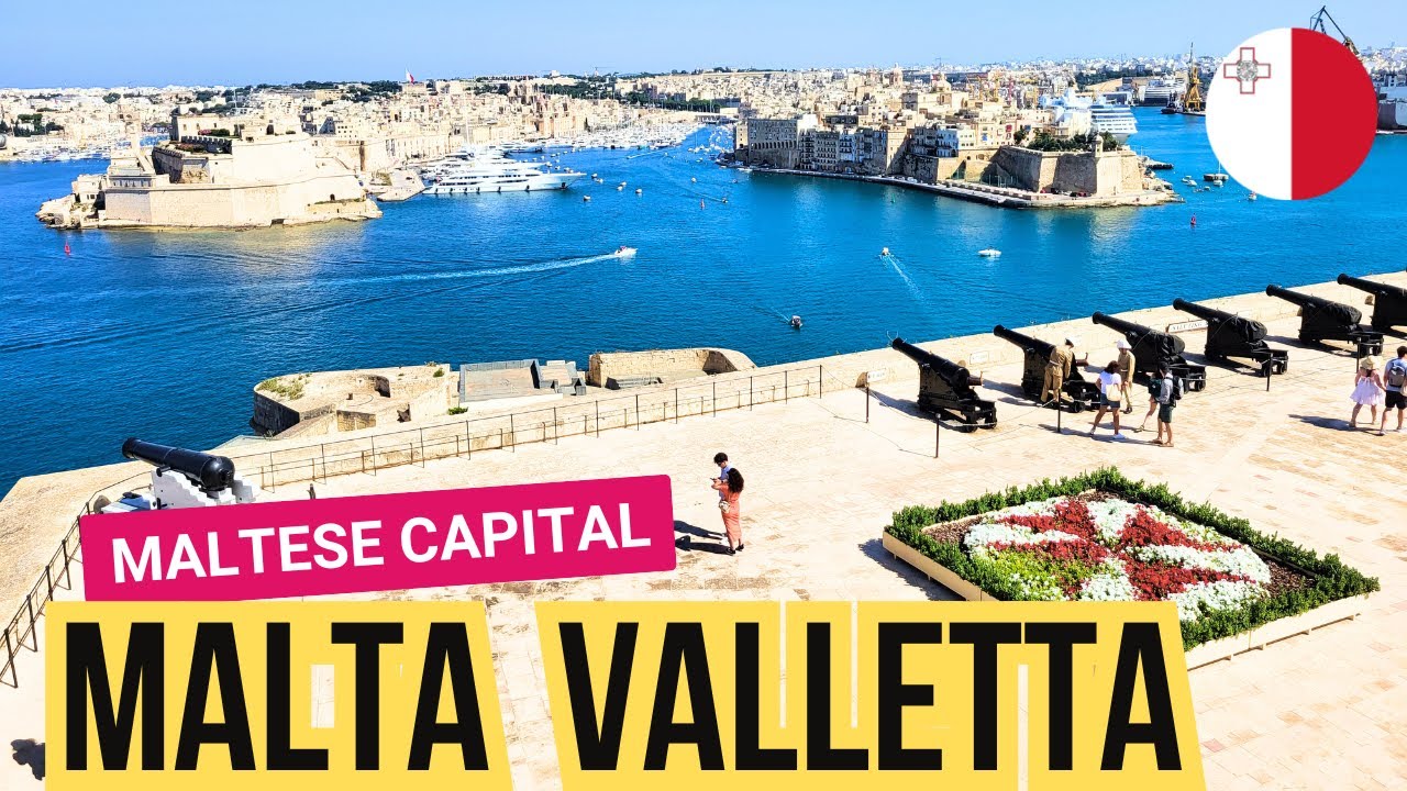🇲🇹 MALTA - VALLETTA - Impressive Maltese capital - Walking Tour 4K ...