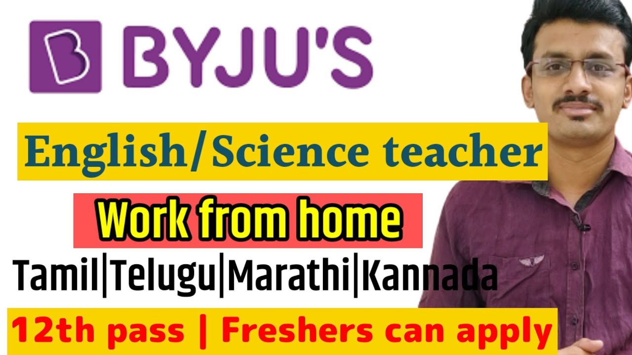 Work from home|Byjus teacher|English Science|Remote|ItsNetaji - YouTube
