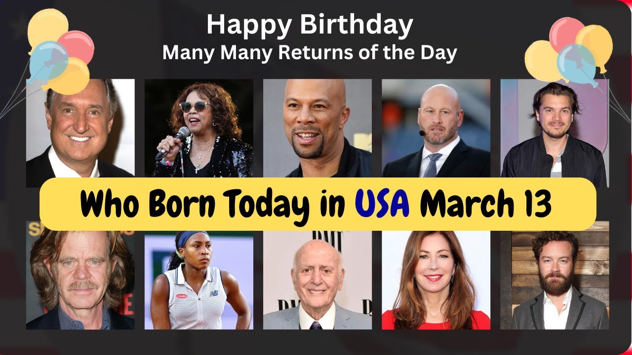10 American Legend Who Born Today 13 March #whoborntoday #Video - YouTube