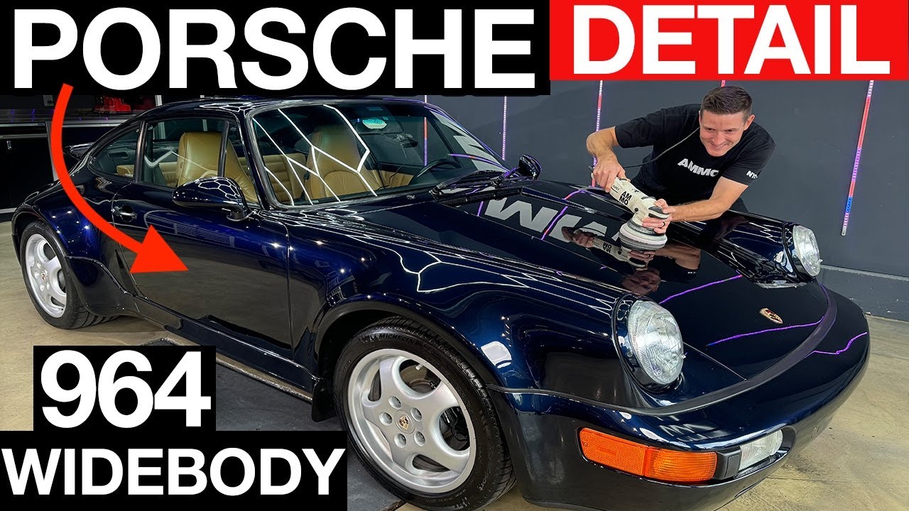 Dirty Porsche 964 C4 Widebody Deep Cleaning Transformation - YouTube