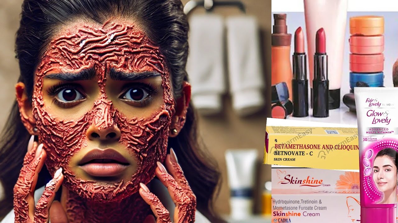 Cosmetic Products Destroy Your Face. Side Effect of Cosmetic Product ...