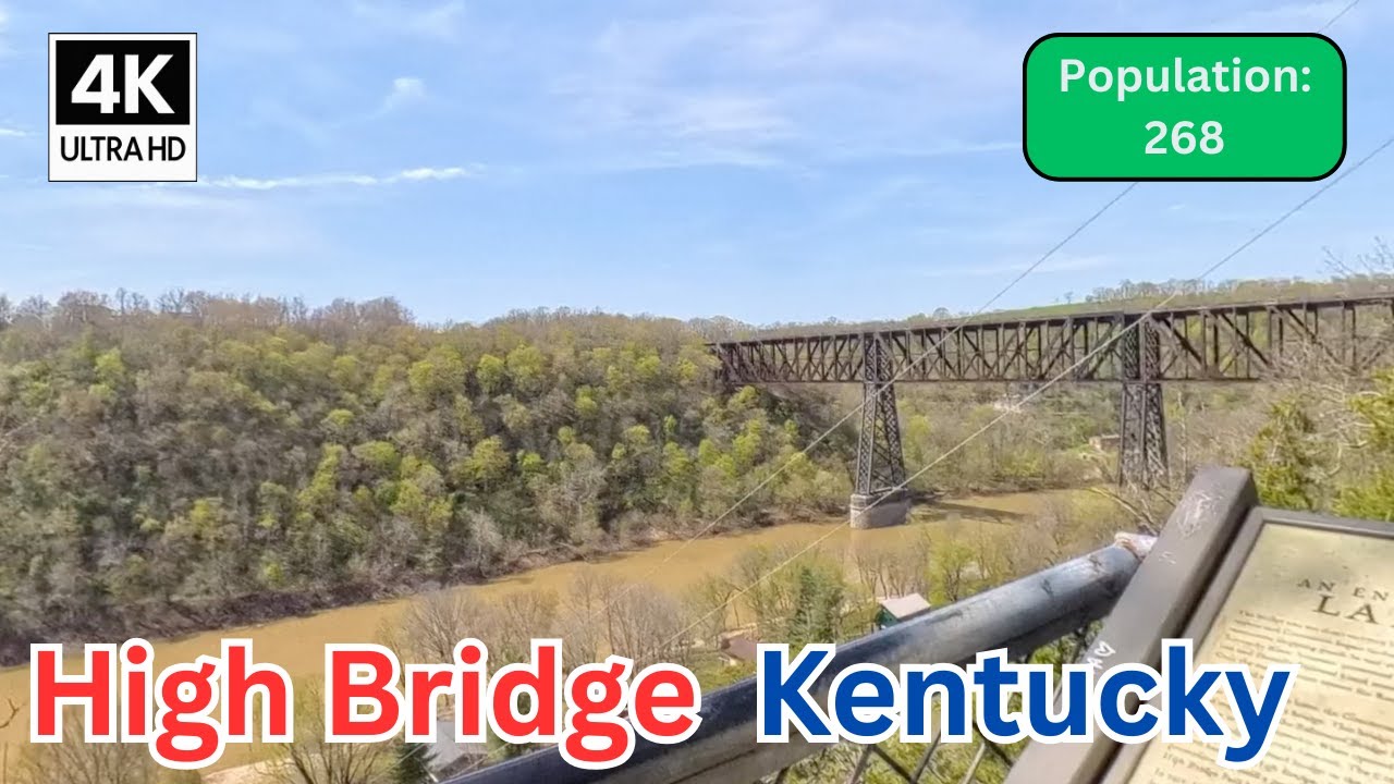 Driving Through High Bridge, Kentucky in 4K 🚗 | Scenic River Views and ...
