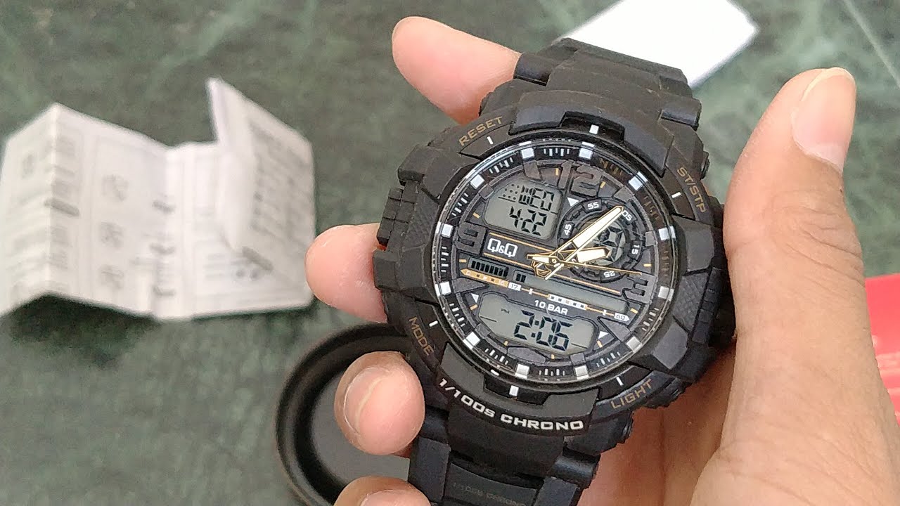 My New Q&Q Watch Unboxing Sports Watch By Tech YouTuber|| - YouTube