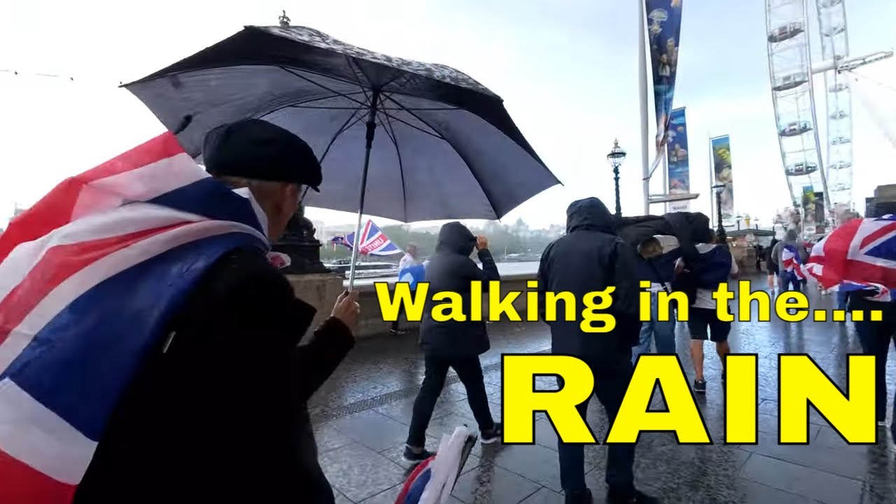 London Walk: From Sunshine to a Tropical Downpour at the UTK Rally ...