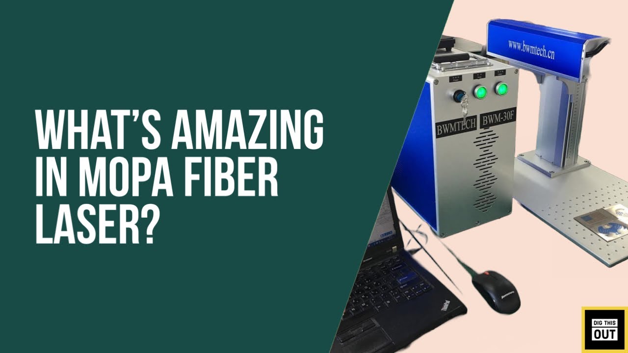 MOPA Fiber laser | Amazing color Laser Marking & Engravings - YouTube