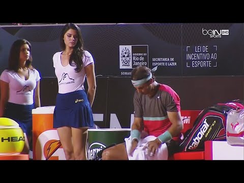 Rio Open 2014 🎾 (Rafael Nadal & Beautiful Women) 😏