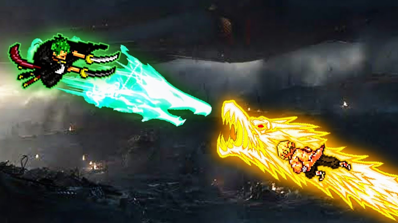 Zoro Onigashima VS Zenitsu Chaos OP in Jump Force Mugen - YouTube