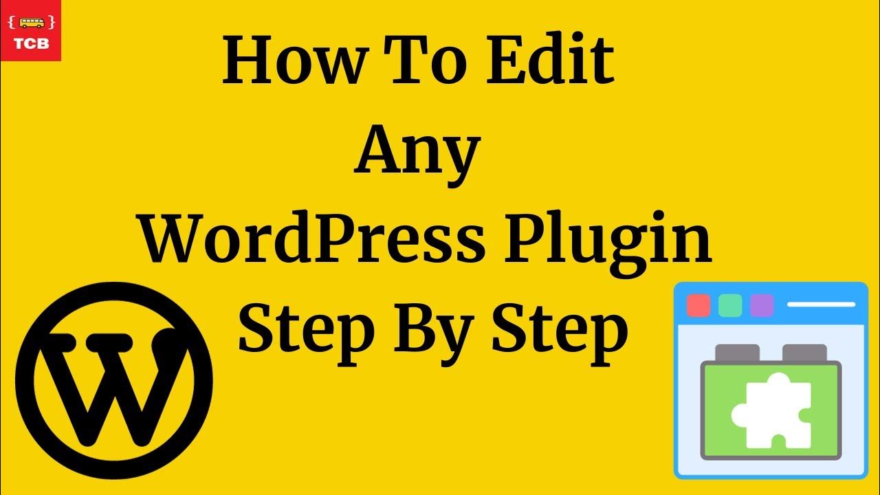 How to edit any WordPress Plugin step by step - YouTube