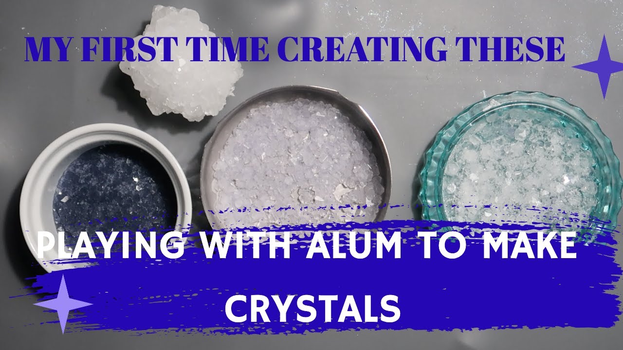 Crystal Making | DIY Alum - YouTube