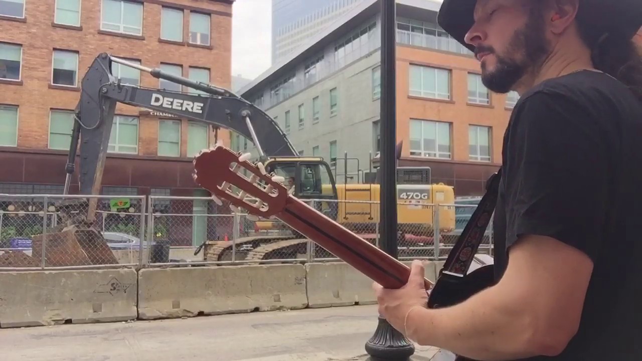 Matt Jennings - busking on 9th & Hennepin - “Fantasma” - YouTube