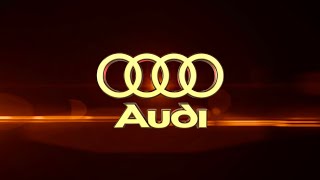 Audi Gold Logo Animation 4K | Cinematic Brand Intro