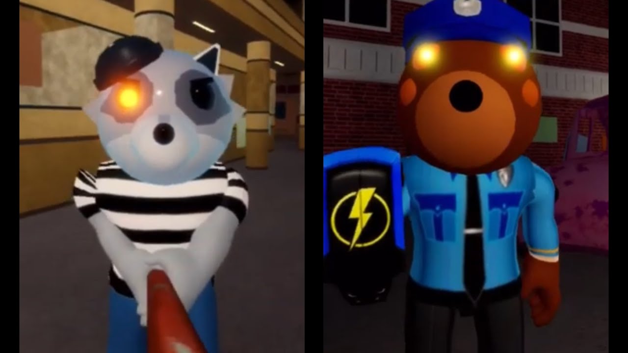 New piggy 2 skins/jump scares for rash and police officer doggy - YouTube