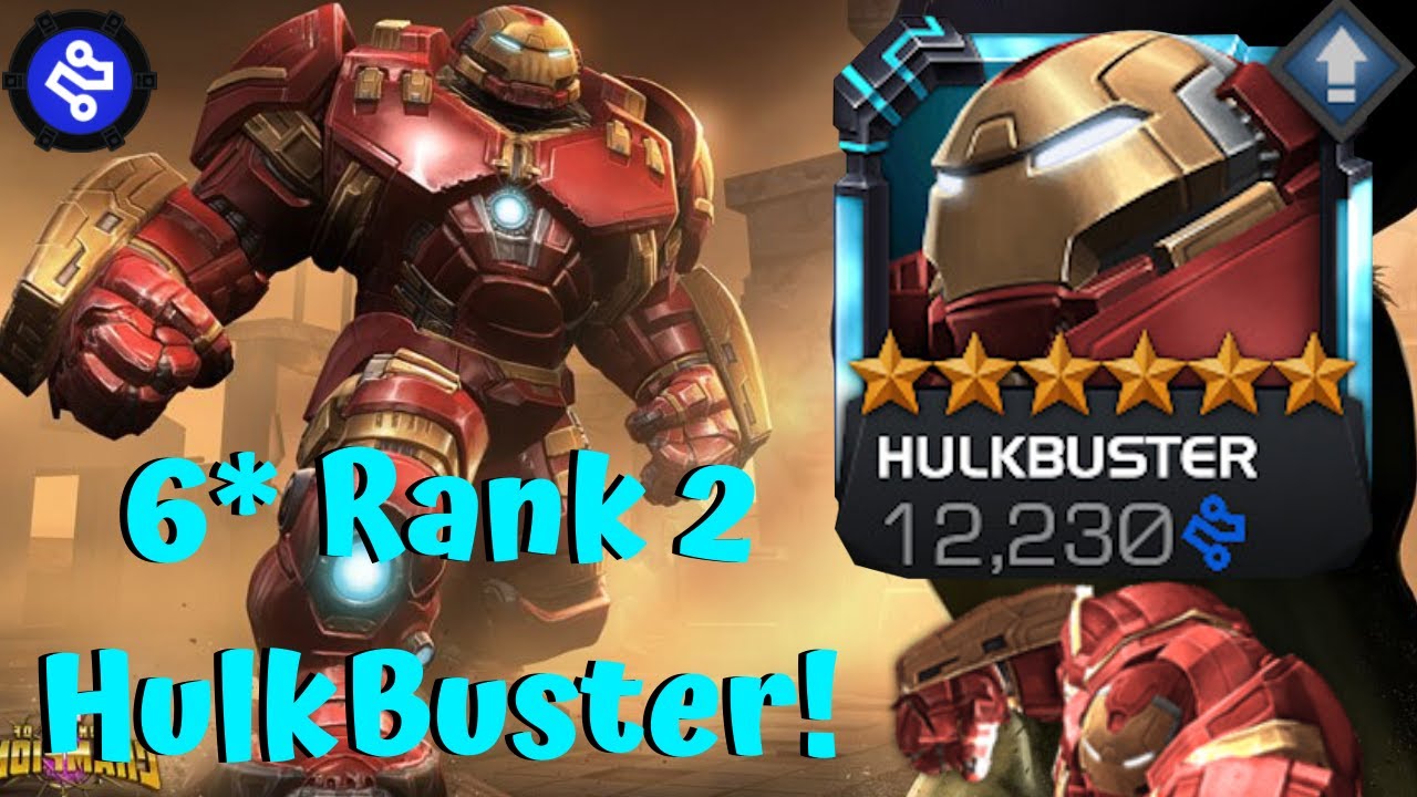 6* R2 HulkBuster! Rank Up Variant2 Gameplay! Buff! - Marvel Contest of ...