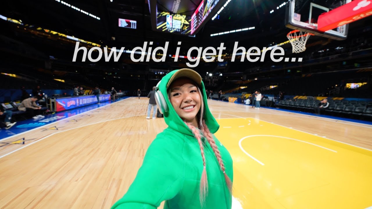 a weekend in my life at the NBA all-star games as a girl... - YouTube