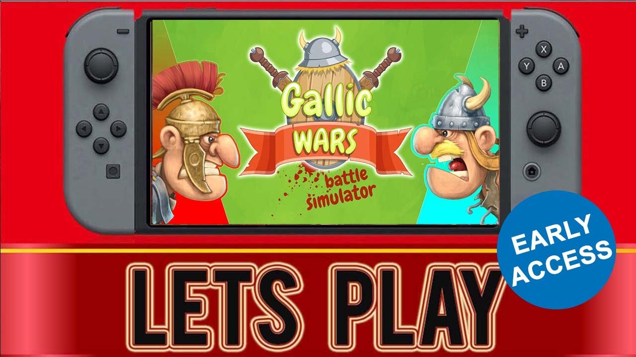 Gallic Wars: Battle Simulator Nintendo Switch Gameplay - YouTube
