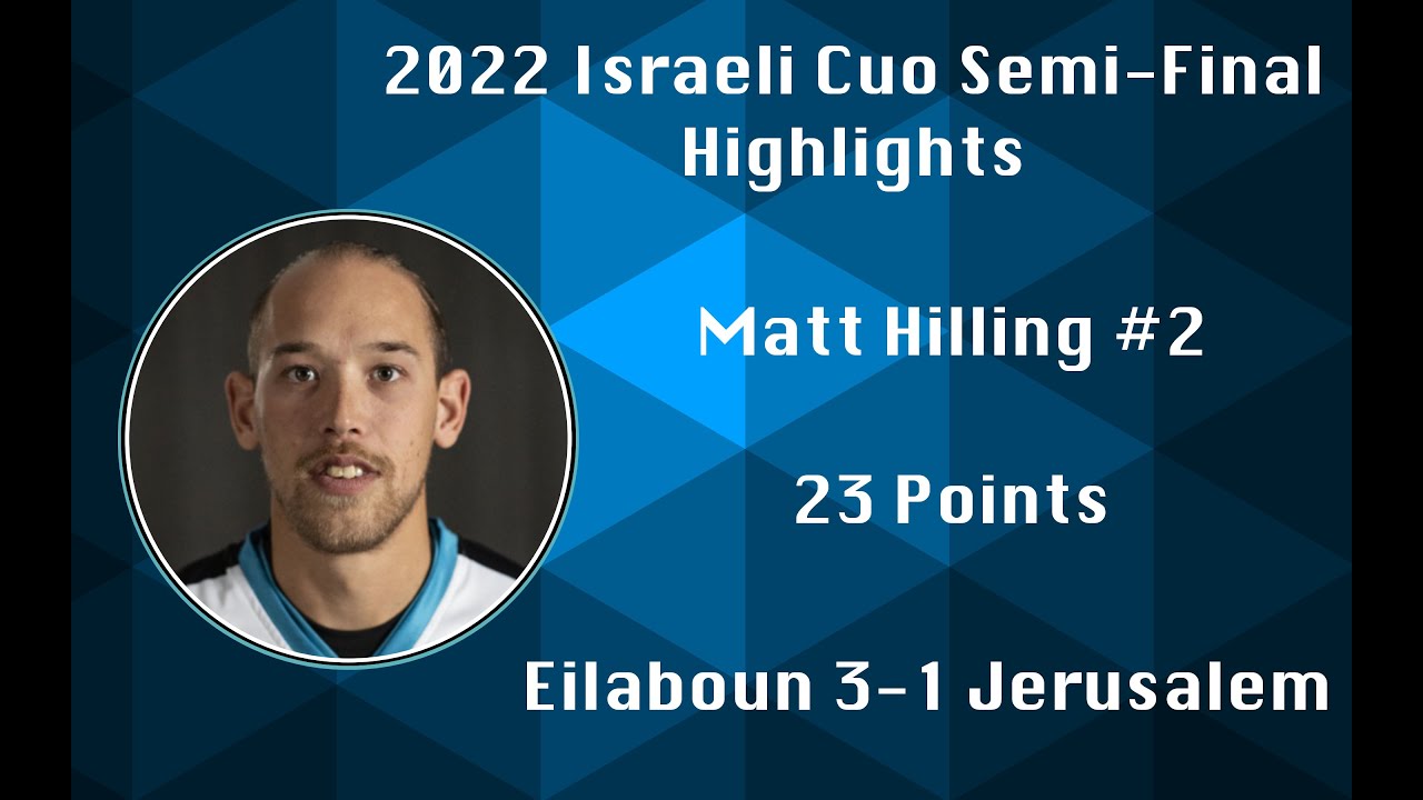 Matt Hilling Israeli Cup Semi-Finals Highlights - YouTube