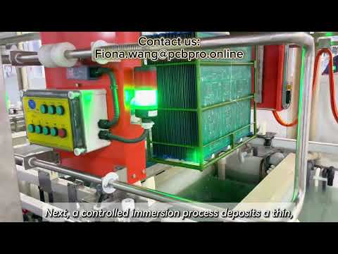 How the ENIG Immersion Gold Line Ensures Reliable PCB Surface Finish