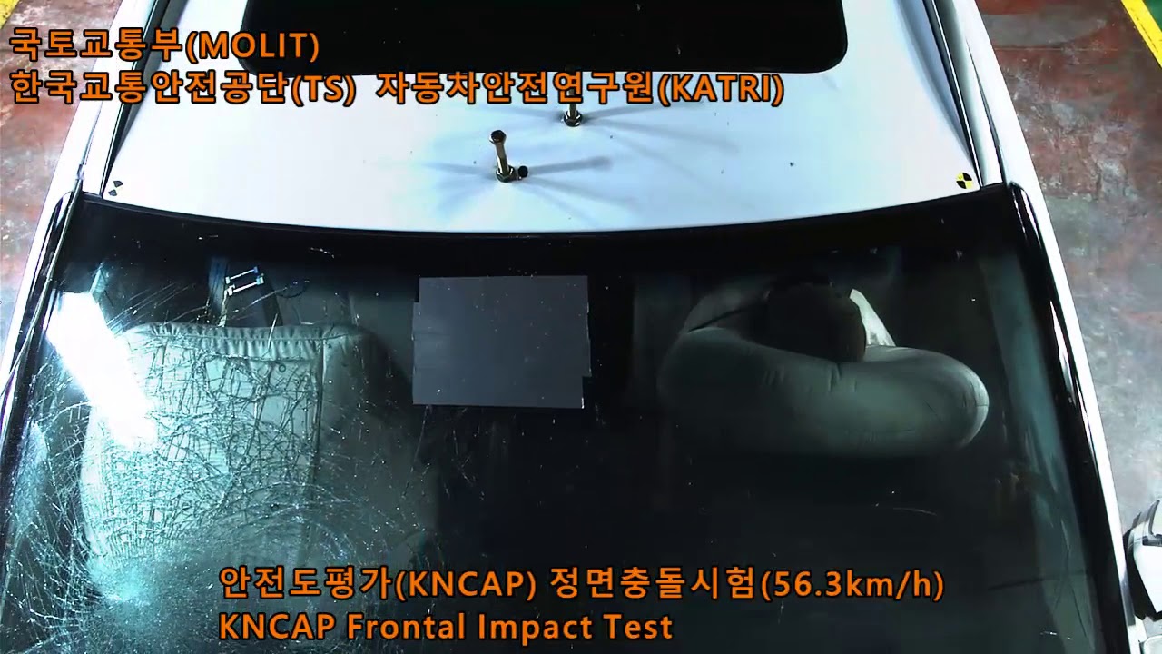 2019 KNCAP PALISADE Frontal Impact Test - YouTube