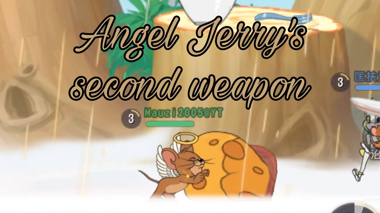 Tom and Jerry Chase Angel Jerry's second weapon - YouTube