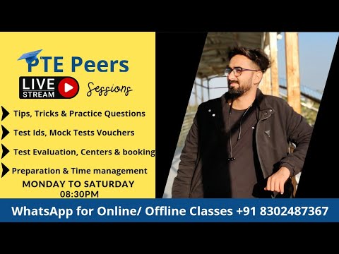 @PTE Peers Live Mock Test Site, One Line Strategy, Tips and Tricks for ...